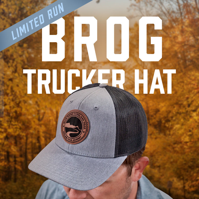 New: BROG Trucker Hat – Blue Ridge Overland Gear