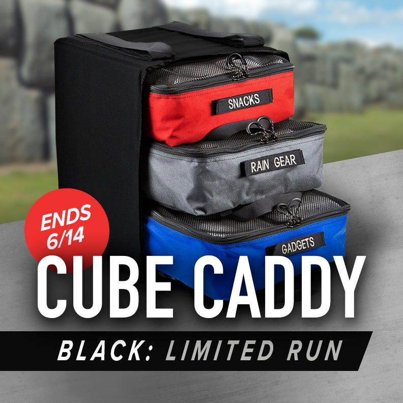 New Limited Run: Black Cube Caddy – Blue Ridge Overland Gear