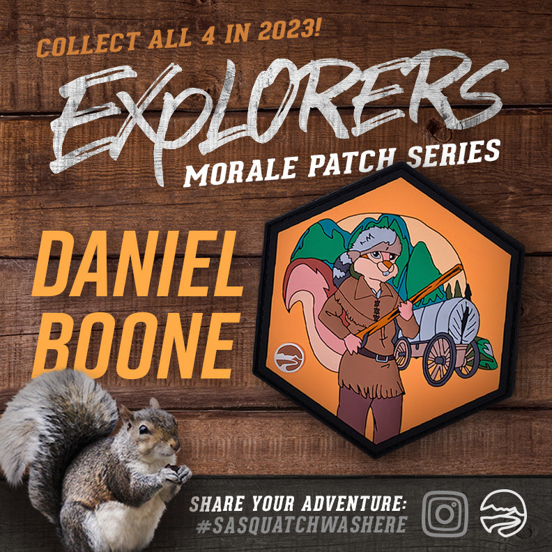 New: Daniel Boone Patch - Explorers Series – Blue Ridge Overland Gear