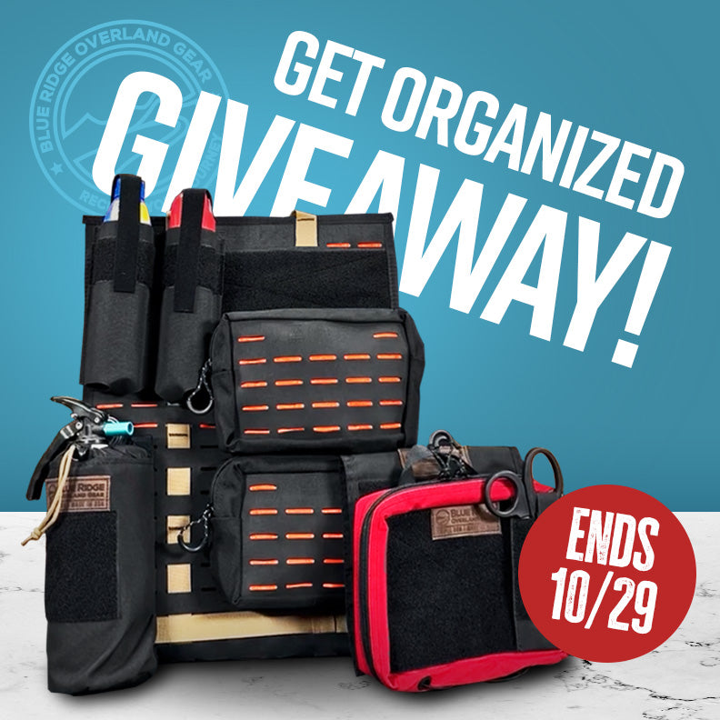'Get Organized' Gear Giveaway! – Blue Ridge Overland Gear