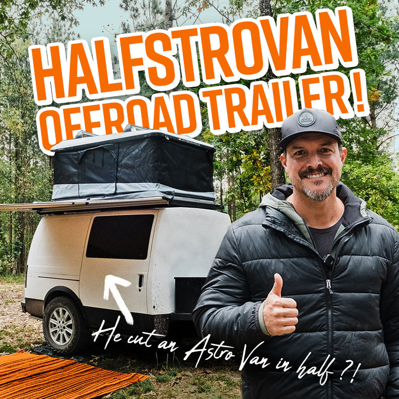 Half An Astro Van Becomes A DIY Off-Road Camper Trailer?! – Blue Ridge ...