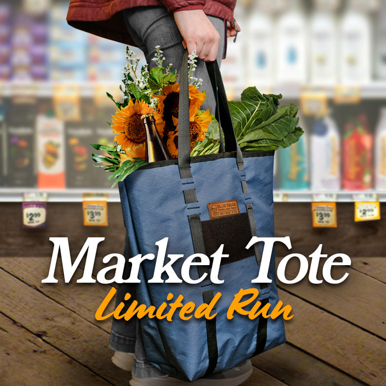 New: Market Tote (Limited Run) - Ends 4/4/24 – Blue Ridge Overland Gear