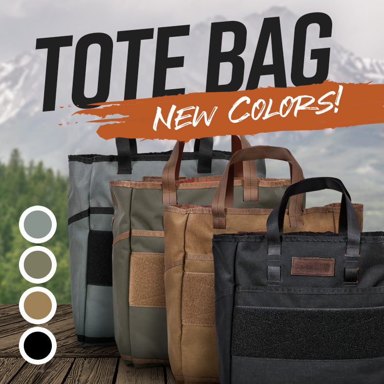 New: Tote Bag Colors! – Blue Ridge Overland Gear