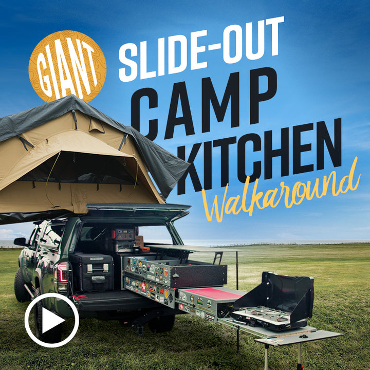 Giant Custom Slide-Out Camp Kitchen: Walkaround – Blue Ridge Overland Gear