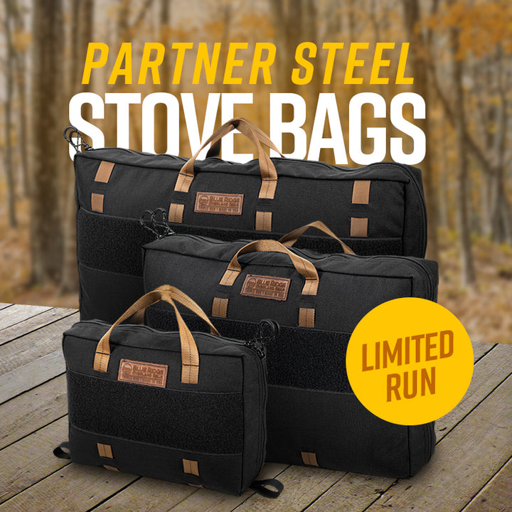 Partner Steel Camp Stove Bags: Limited Run – Blue Ridge Overland Gear