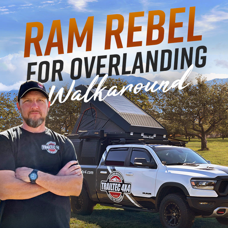 RAM Rebel for Overlanding w/ TrailTec 4x4 – Blue Ridge Overland Gear