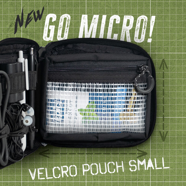 Go Micro! New Velcro Pouch Small – Blue Ridge Overland Gear