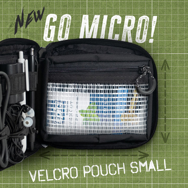 Go Micro! New Velcro Pouch Small – Blue Ridge Overland Gear