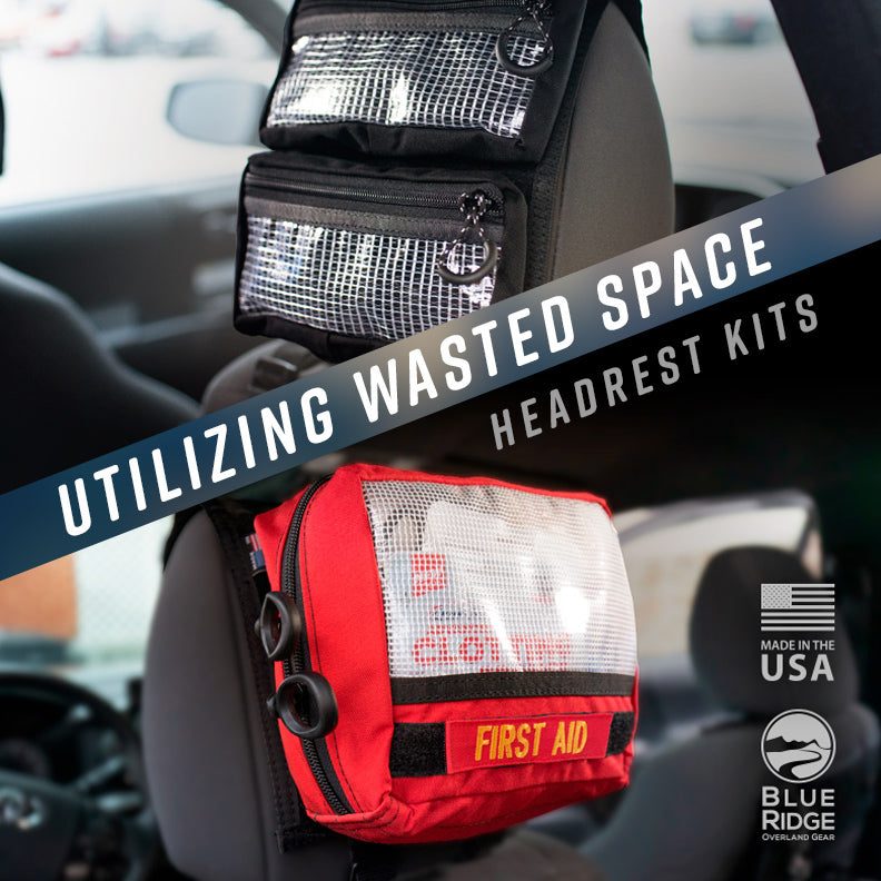 Headrest Kits: Utilizing Wasted Space – Blue Ridge Overland Gear