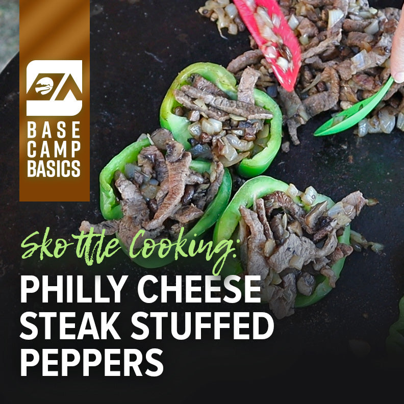 Philly Cheese Steak Stuffed Peppers on a Skottle – Blue Ridge Overland Gear