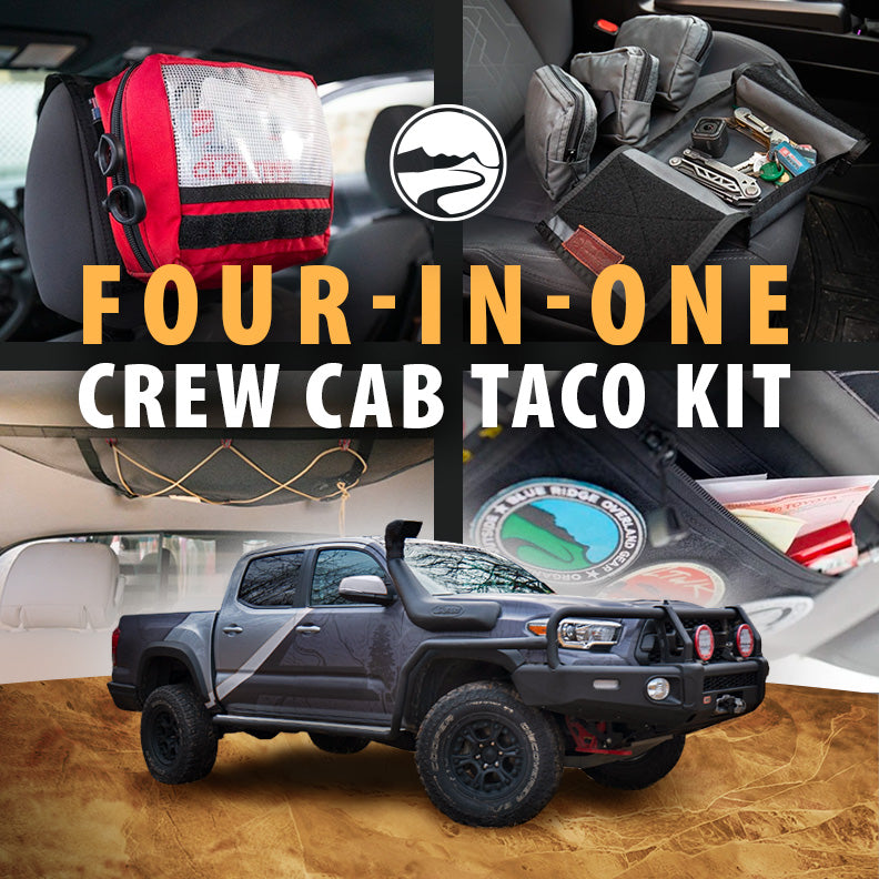Four-In-One Crew Cab Taco Kit – Blue Ridge Overland Gear