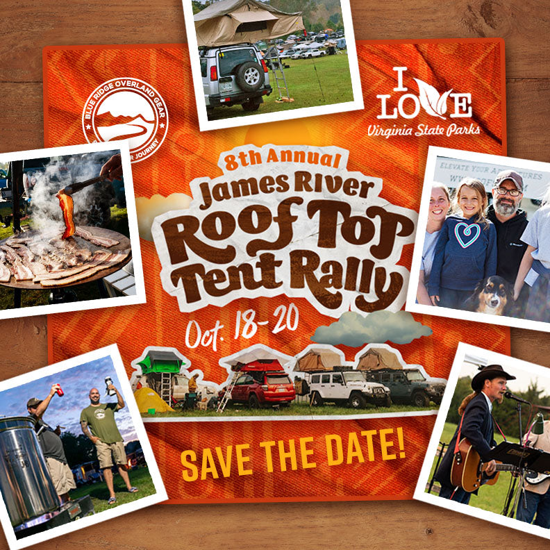 Save the date: Roof Top Tent Rally 2024! – Blue Ridge Overland Gear