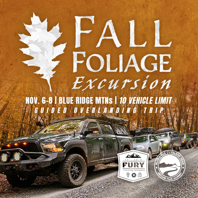 Fall Foliage Excursion - Nov. 6-8 – Blue Ridge Overland Gear