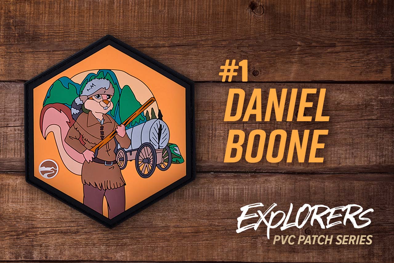 Daniel Boone Explorer Patch – Blue Ridge Overland Gear